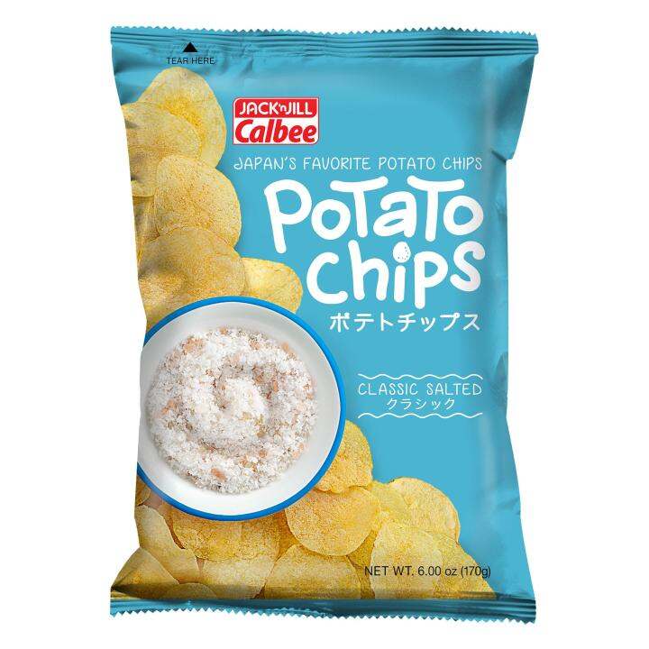 Calbee Potato Chips Classic Salted Party Size 170g | Lazada PH