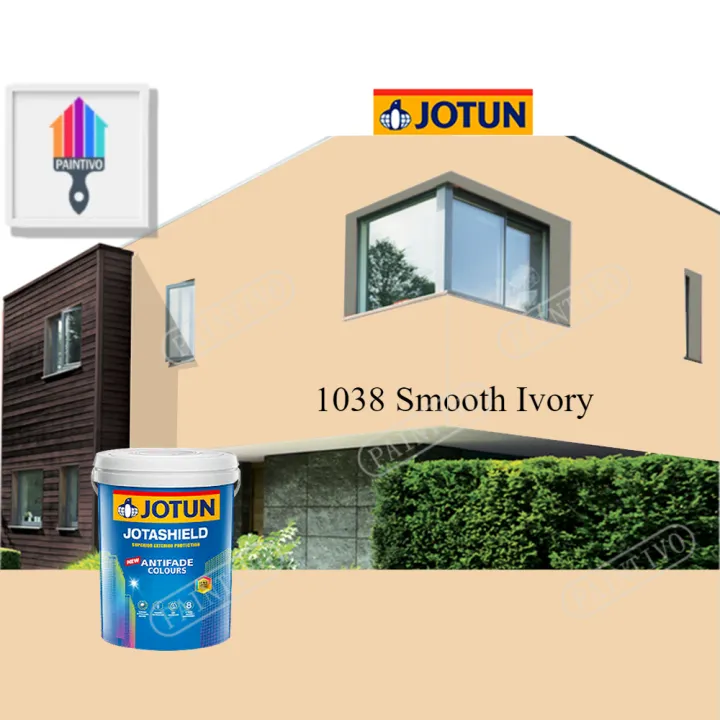 1038 Smooth Ivory 15L Jotun Jotashield Antifade Colours Exterior Outdoor Wall Paint Anti Algae ...