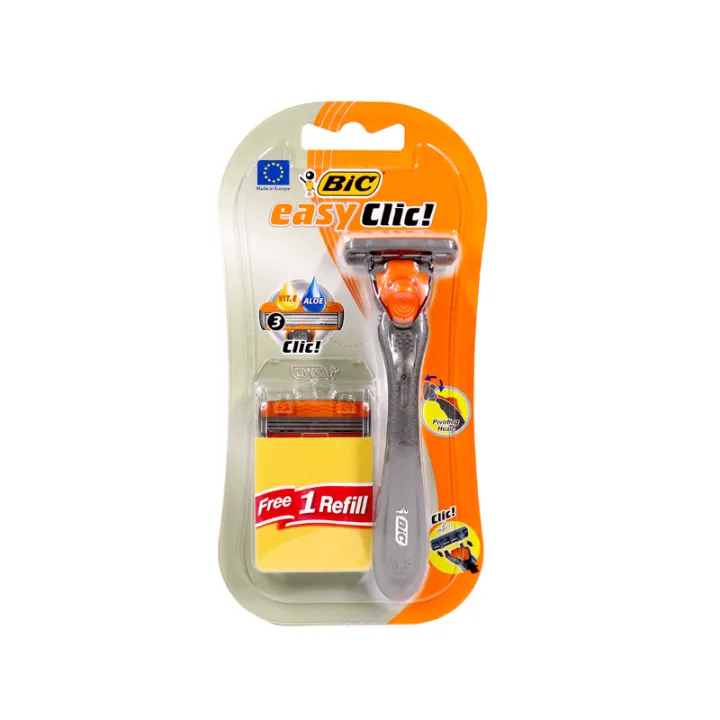 BIC Easy Clic Precision Refillable Shaver with 1 Free Refill | Lazada PH