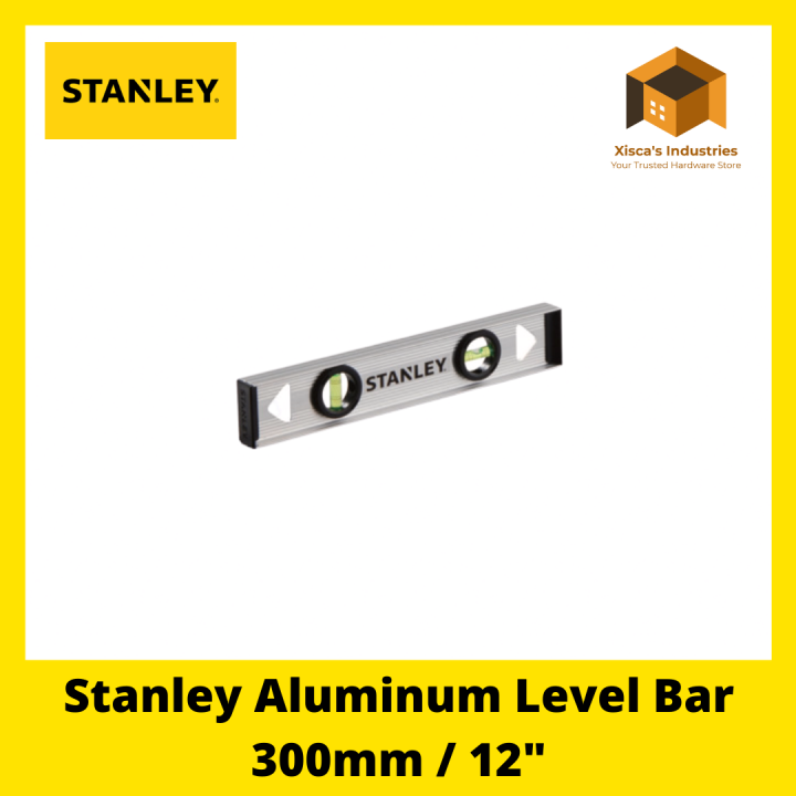 Stanley Aluminum Level Bar 300mm/12" Thrifty Levels #42072-8 | Lazada PH