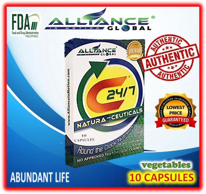 C247 BY AIM GLOBAL C24/7 NATURA-CEUTICALS food supplements 10 CAPSULES ON SALE SOLD BY ABUNDANT ...