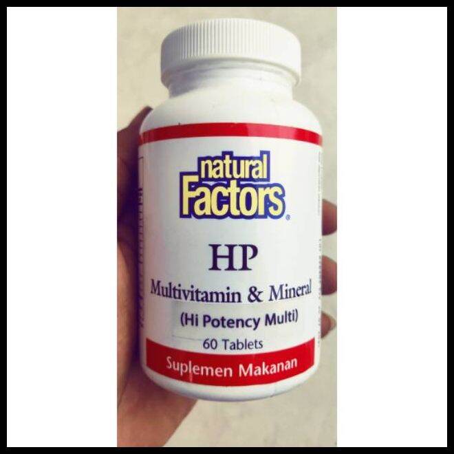 NATURAL FACTOR HP MULTIVITAMIN DAN MINERAL isi 60 | Lazada Indonesia