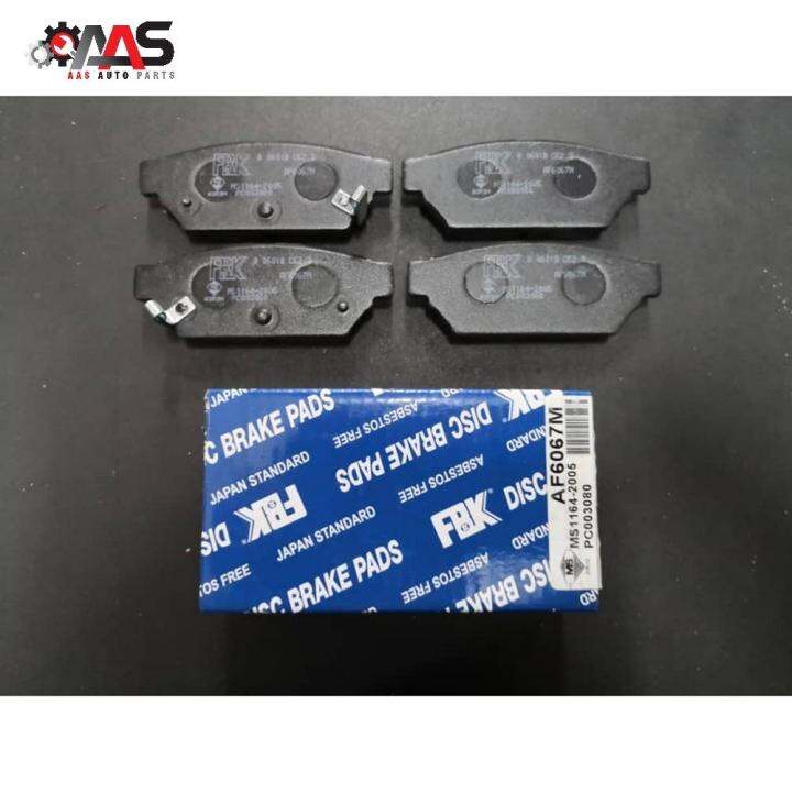 BRAKE PAD PROTON WIRA 1.6 (REAR) FBK FD6067 | Lazada