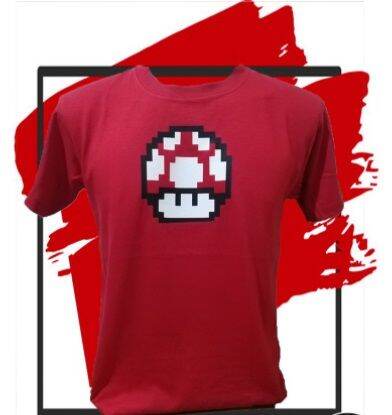 GROW UP. Mario classic games inspired shirt | Lazada PH