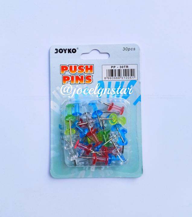 Push pin warna / paku kertas (isi 30) | Lazada Indonesia