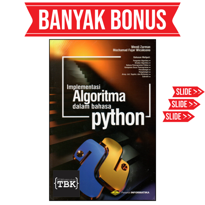 Buku Implementasi Algoritma Dalam Bahasa Python Lazada Indonesia