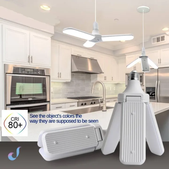 Foldable Fan Blade LED Light Bulb | Lazada PH