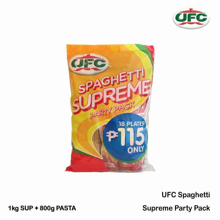 UFC Spaghetti Supreme Party Pack 1.8KG (UFG Spaghetti Sauce 1KG + UFC ...