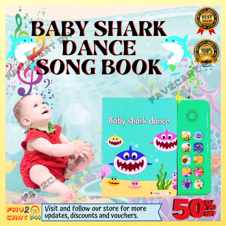 Fav2Cart PH Best Seller Baby Shark Kids' Favorite Songs Sound Book ...