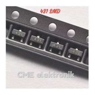 KIA431A TL431 dan 431 SMD Adjustable Precision Shunt Regulator SOT23 ...