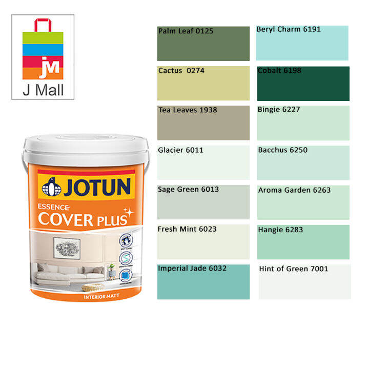 *📌📌* (0125-7001) 15L Jotun Paint Essence Cover Plus Matt Shades of ...