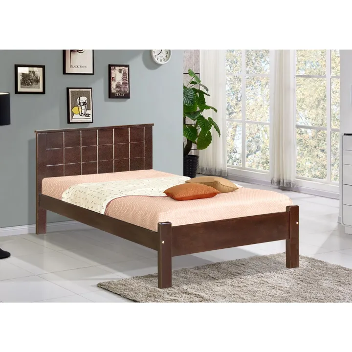 Furniture Art Design Wooden single bed frame with quality SOLID wood FA ...