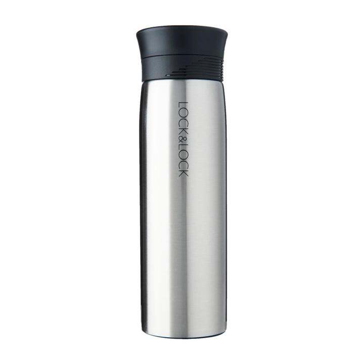 [SG Stock] LocknLock Line Hot and Cool Tumbler Thermal Flask Silver ...