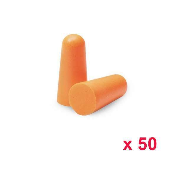 Elvex EP-151 50 pairs Orange Uncorded Disposable Bullet type Noise ...