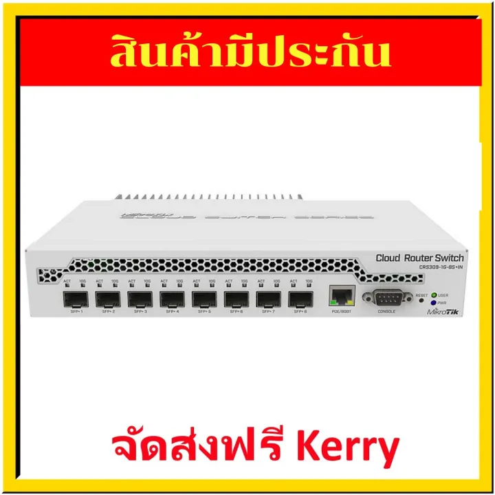 Mikrotik Cloud Router Switch CRS309-1G-8S+IN + Free Lan cable Cat 5e ...