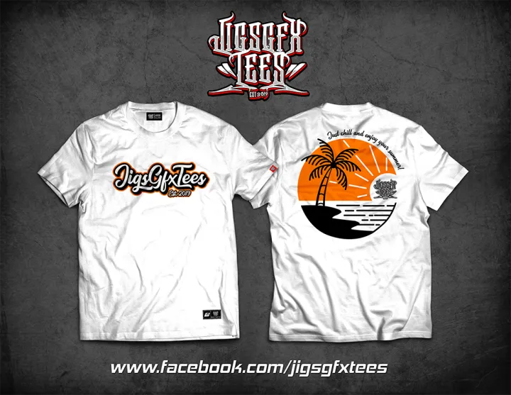 JiGs Gfx Tees - Summer v1 with FREE STICKER | Lazada PH