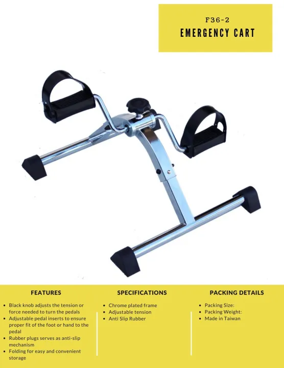 Portable Folding Pedal Exerciser PEX | Lazada PH