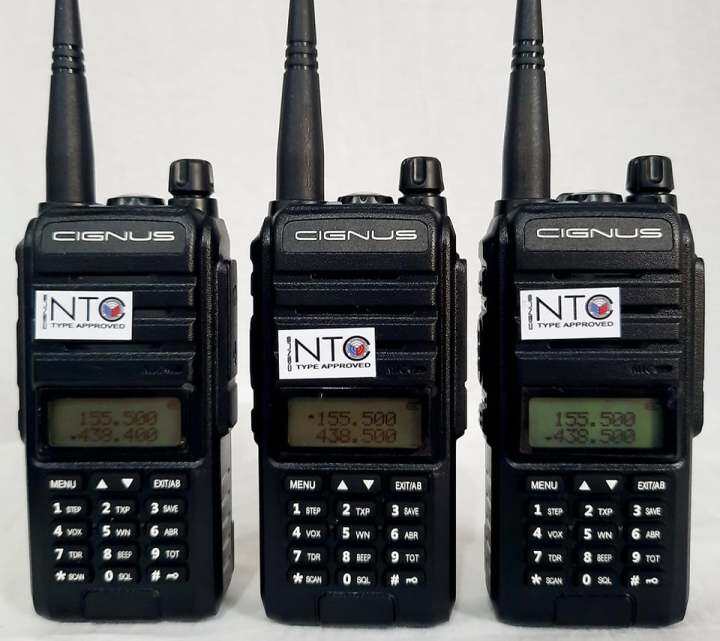 CIGNUS UV-86 VHF UHF Dual Band Two-way Radio (3 Pieces) | Lazada PH