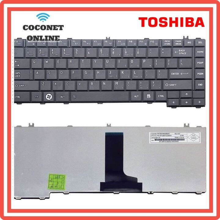 TOSHIBA SATELLITE L640 L645 L740 L745 Laptop keyboard | Lazada