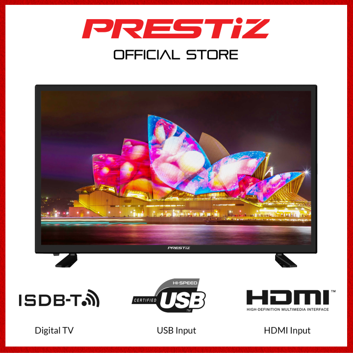 PRESTIZ 40" FullHD Digital Flat Screen LED TV With Free Wall Bracket ...