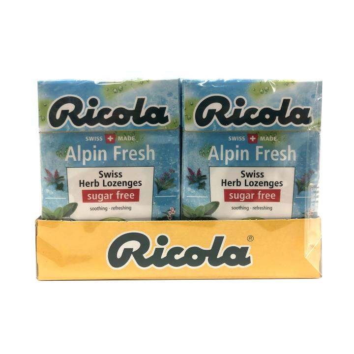 Ricola Alpin Fresh Sugar Free (20 x 40g Boxpack) | Lazada PH