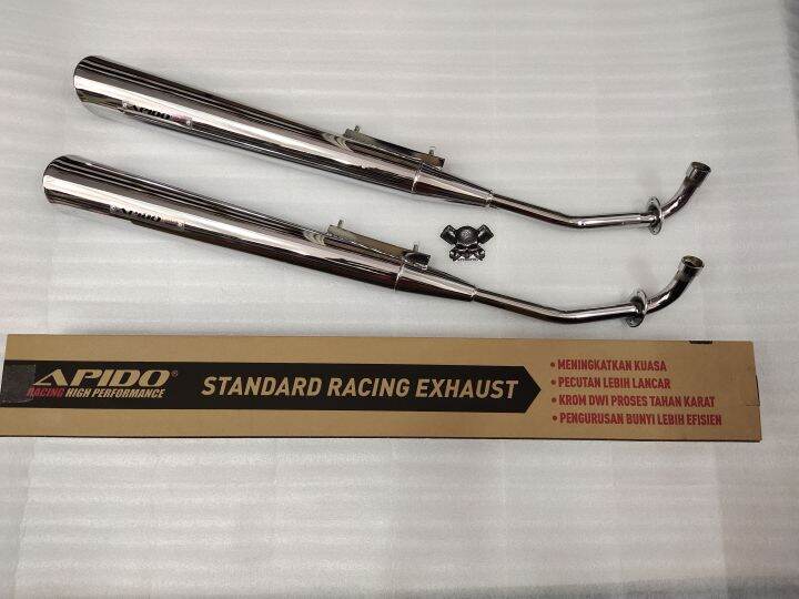 APIDO RACING EXHAUST 26MM FOR HONDA EX5 / DREAM( FREE EXHAUST GASKET ...