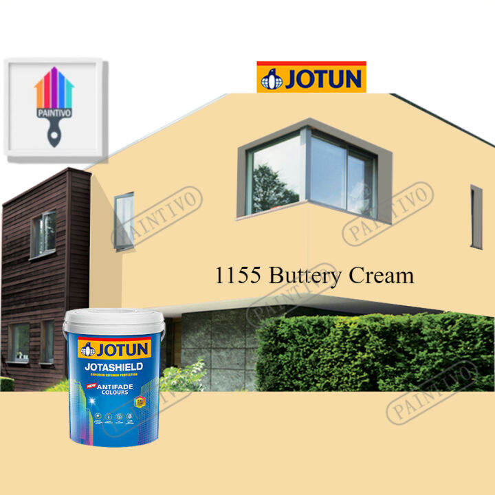 1155 Buttery Cream 15L Jotun Jotashield Antifade Yellow Colour Exterior ...