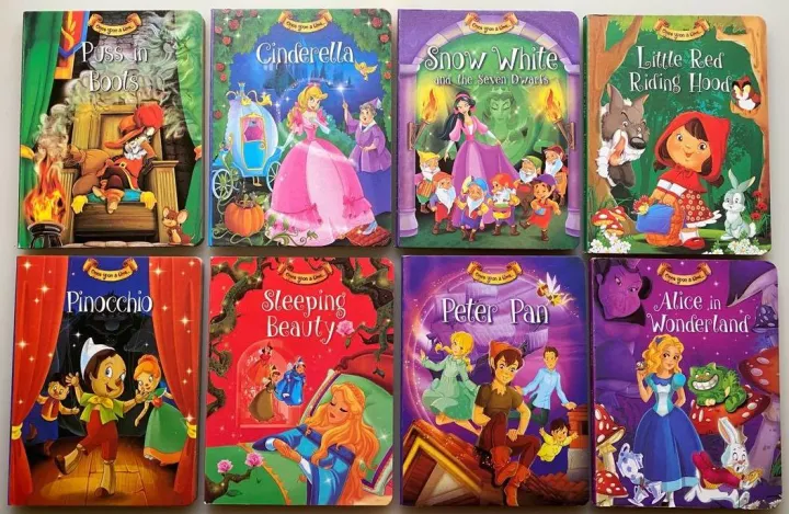 FS#185 8 Pcs Classic Bedtime Story Boardbooks | Lazada PH