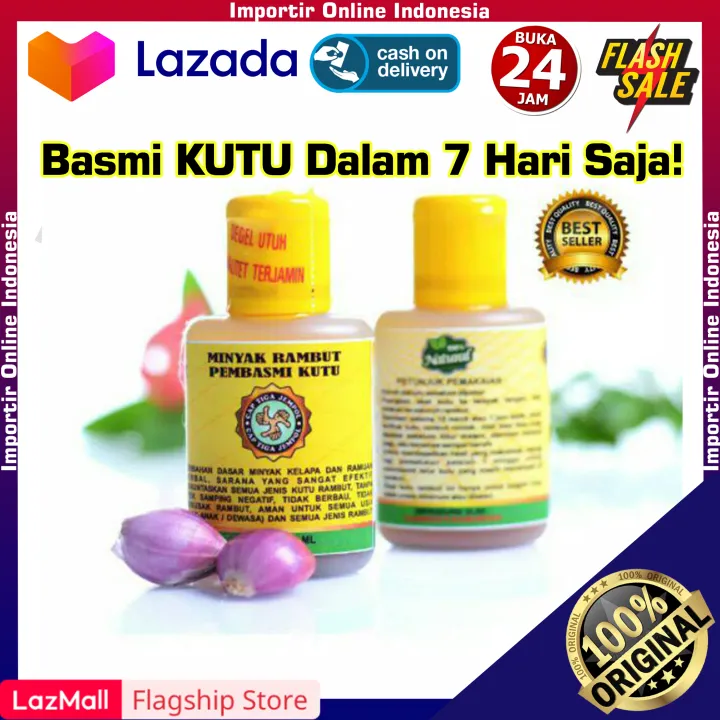 BISA COD !! - 40ML Obat Kutu Rambut dan Telurnya Anak Dewasa - Minyak ...