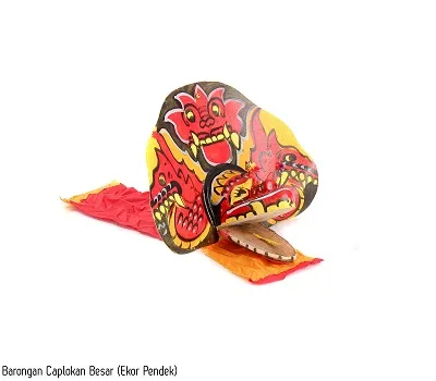 Barongan, Barongan Caplokan Besar (Ekor Pendek), Mainan Anak ...