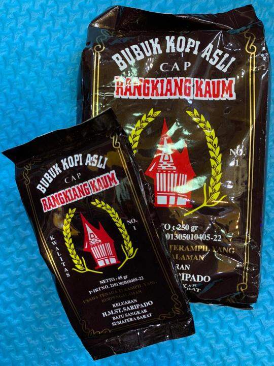 PAKET KOPI RANGKIANG KAUM KEMASAN 1 PACK 250 GRAM + 1 PACK 45 GRAM ...