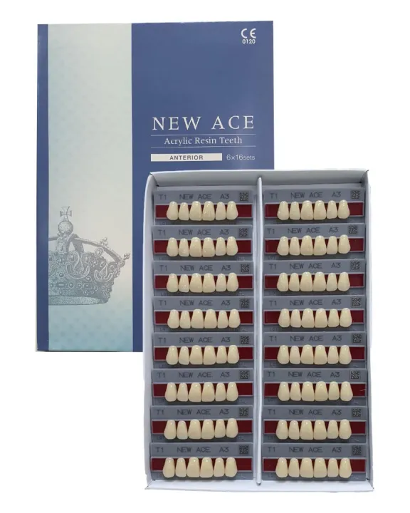 New Ace Anterior Acrylic Teeth Resin A2 ( TL6 ) x1 box | Lazada PH