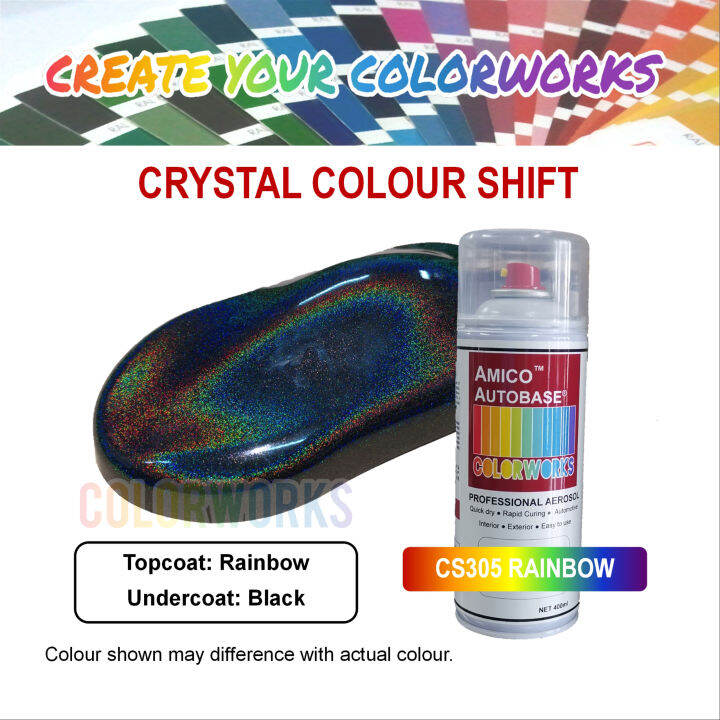 Colorworks Aerosol Spray Crystal Color Shift Rainbow #CS305 Special ...