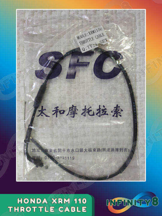 Motorcycle Throttle Cable – SFC – HONDA XRM 110 | Lazada PH