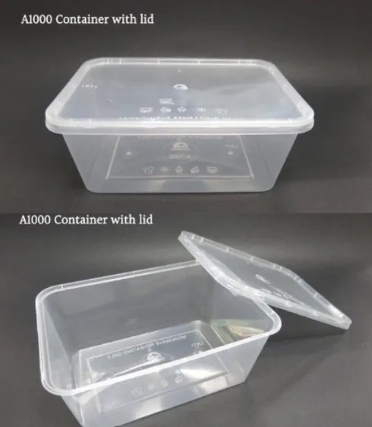 [READY-STOCK] CB Ware [50sets+-] A1000 Chunbe Rectangular Microwave ...