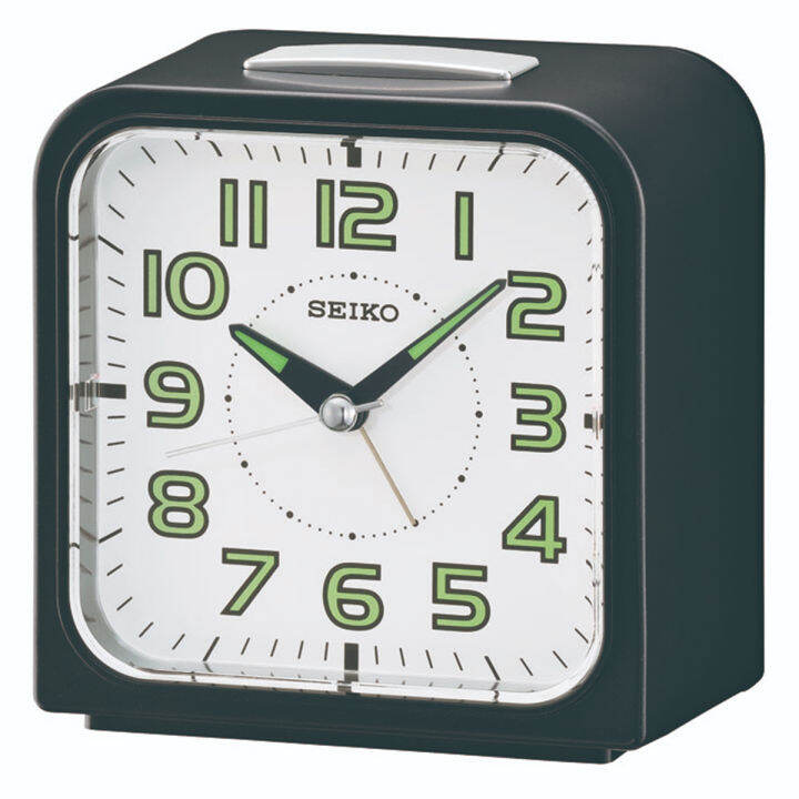 Seiko Table Clock QHK025J, Analog 4 Hands Display. Quartz Movement ...