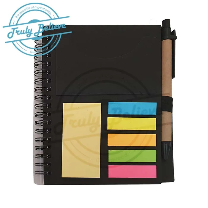 Spiral Notebook Sticky Notes with Pen | Lazada PH