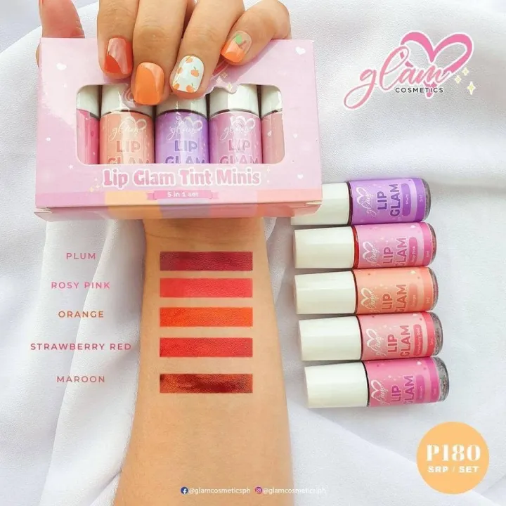Lip Glam tint minis Glam cosmetics | Lazada PH