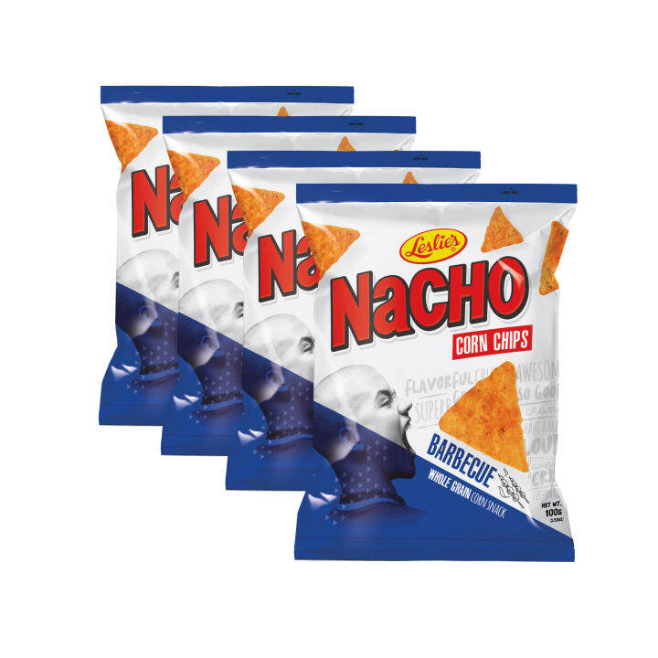 Nacho Corn Chips Barbecue 100g x 4 | Lazada PH