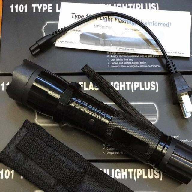 1101 Rechargeable Tactical LED Flashlight with StunGun | Lazada PH