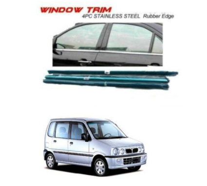 Kenari Window Chrome Lining/ Door Belt Moulding | Lazada
