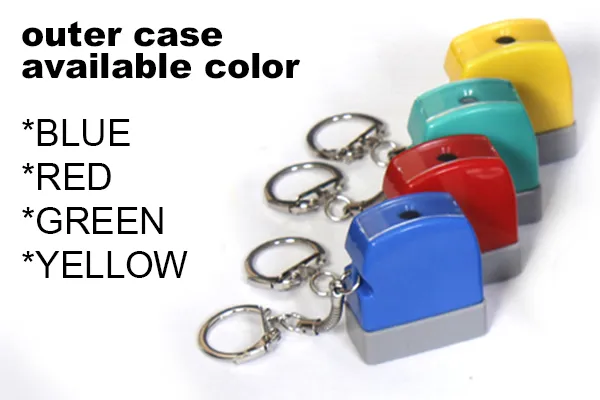 Personalized Customized self-ink Rubber Stamp keychain flash stamp ...