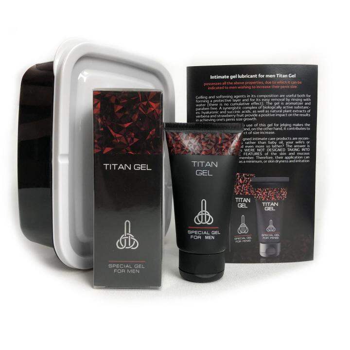 100 % original titan gel black form russia with instructions with lunch ...