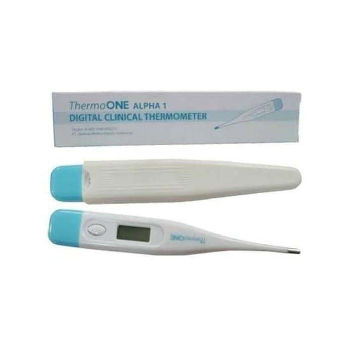 TERMOMETER ONEMED . ALAT UKUR SUHU BADAN DIGITAL ONE MED MURAH ALPHA 1 ...