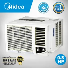 Midea HP Window Type Non Inverter Aircon Remote Controlled