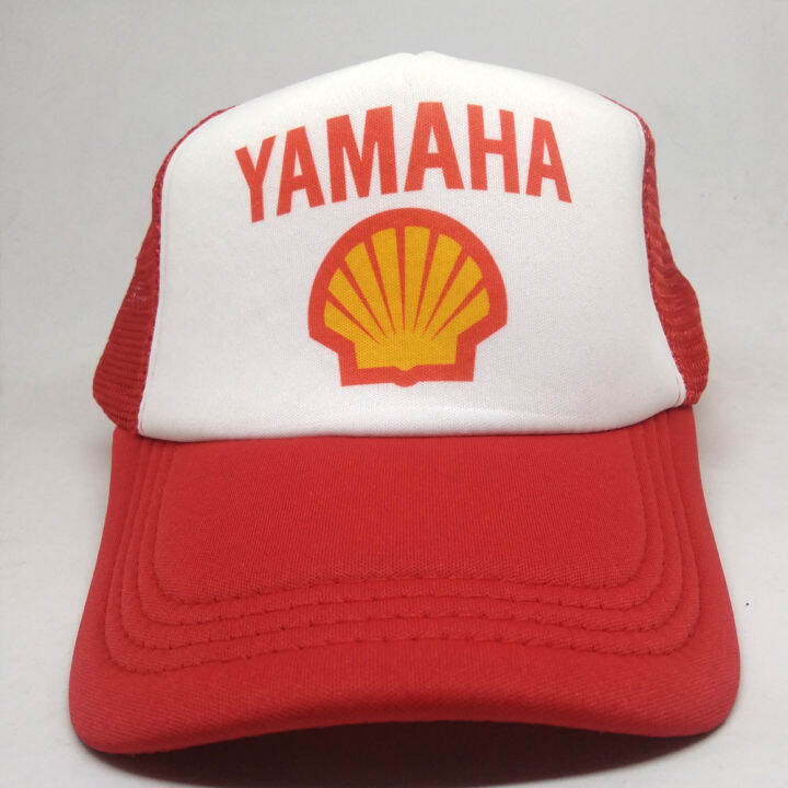 Yamaha Shell vintage logo retro Trucker Cap hat | Lazada