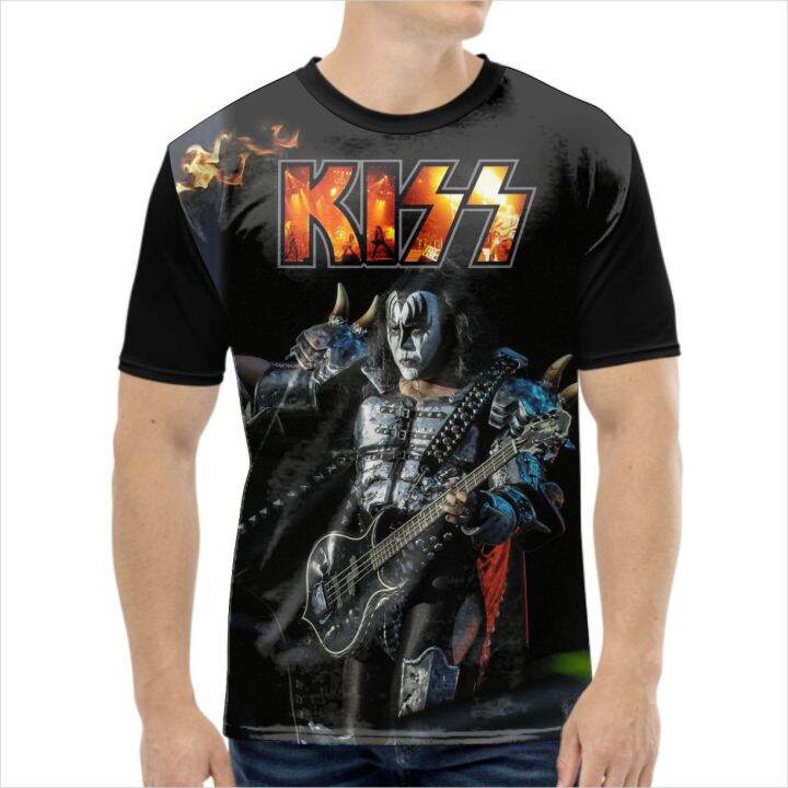 Kaos Music Pria Kiss Widescreen Hard Rock Band | Lazada Indonesia