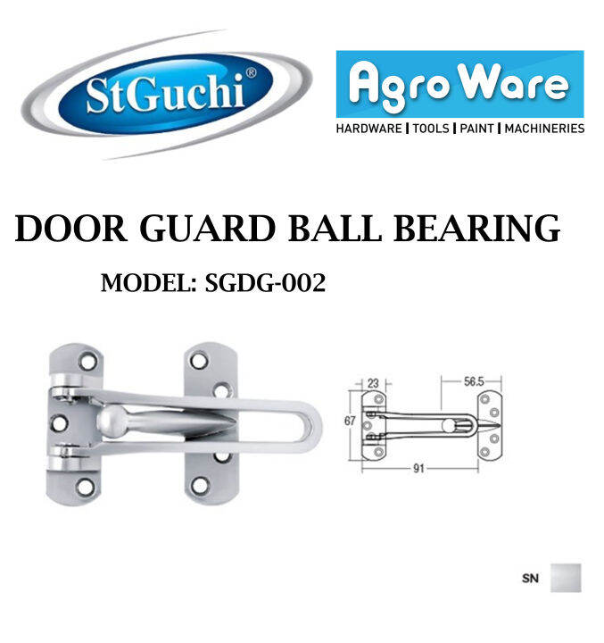 ST GUCHI Door Guard Ball Bearing SGDG-002 | Lazada