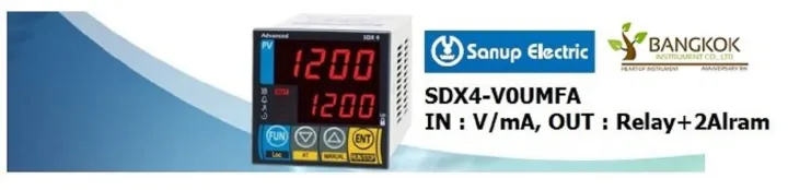 Sanup เครื่องมือวัดและควบคุม Temp & Process Controller Model : SDX4-V0UMFA | Lazada.co.th