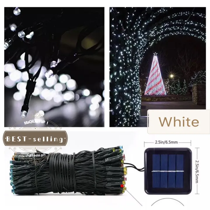 Miss Ms- MABUHAY STAR SOLAR CHRISTMAS LIGHT 100 LED STRING FAIRY LIGHT ...